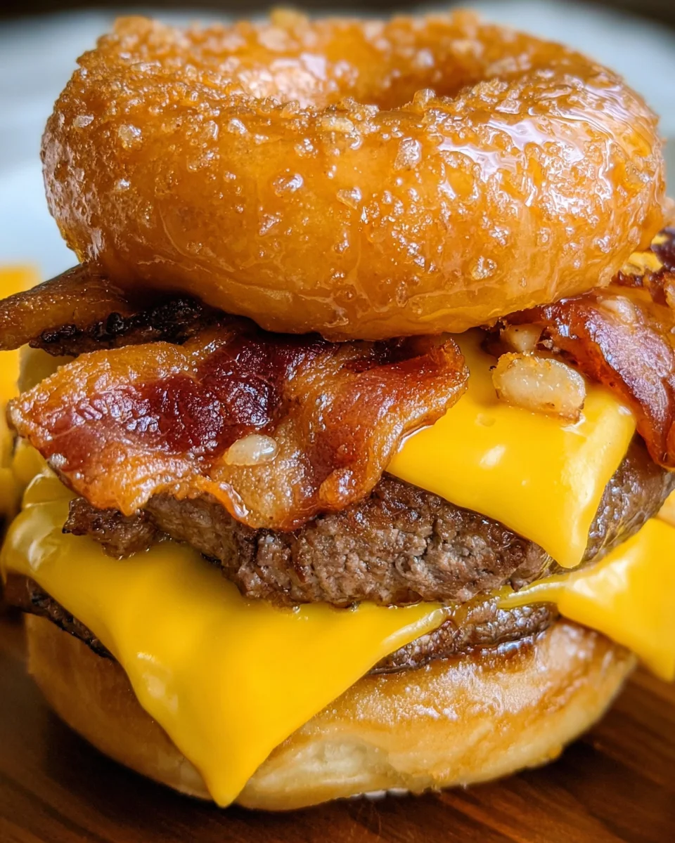 Buttery Glazed Donut Burger