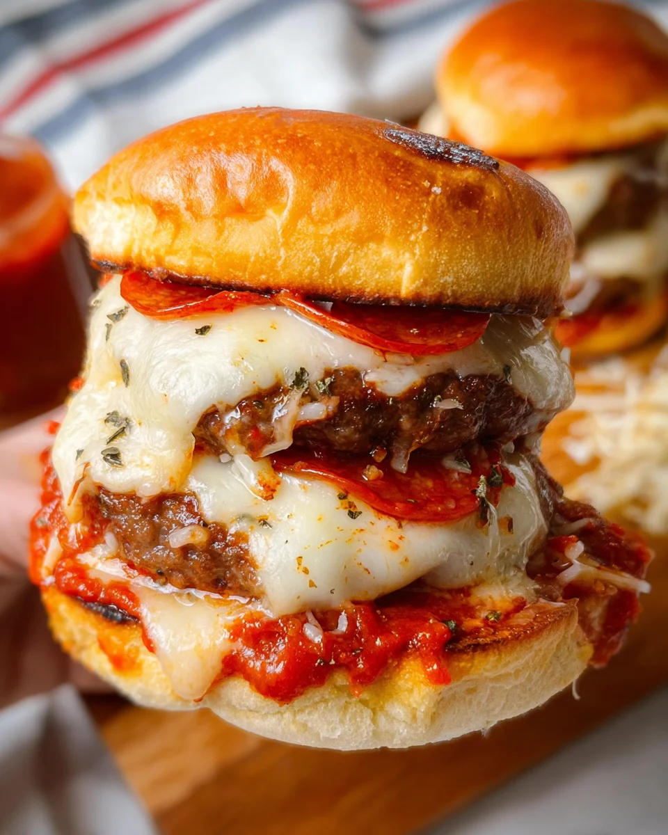 Easy Pizza Burgers