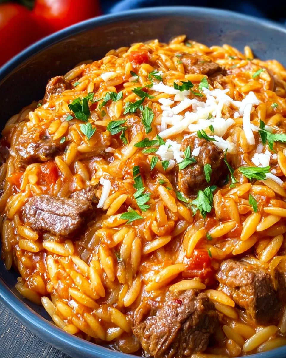 Giouvetsi (Greek Beef Stew with Orzo)