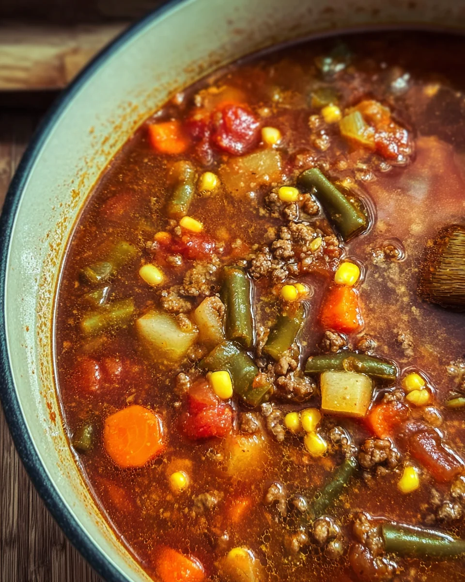 Old Fashioned Vegetable Beef Soup