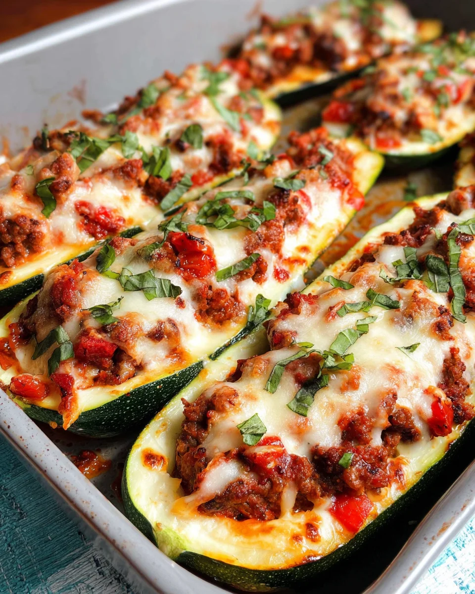 Stuffed Zucchini