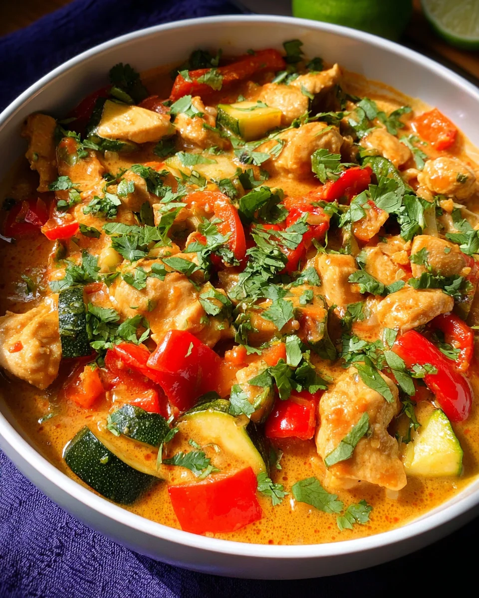 Thai Red Curry Chicken